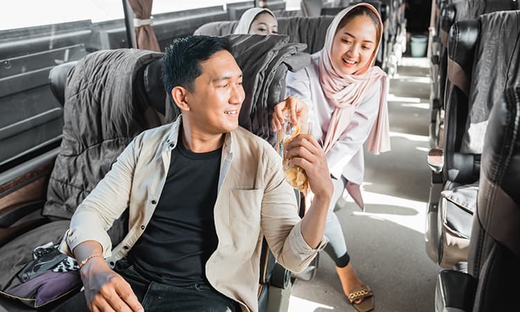 How to Travel and Sleep Comfortably on a Charter Bus | National Charter Bus